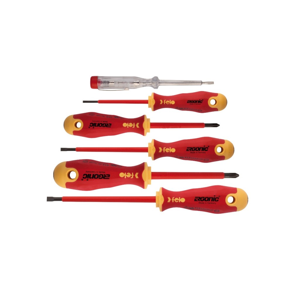 Set surubelnite Felo ERGONIC, VDE, SL/PH, 6 bucati - eMAG.ro
