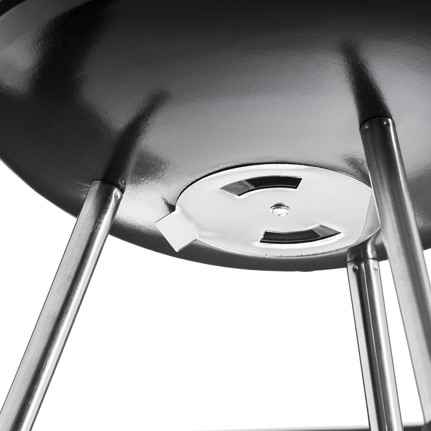 Gratar Rotund pentru Curte sau Gradina cu Capac, Diametru Grill 35cm ...