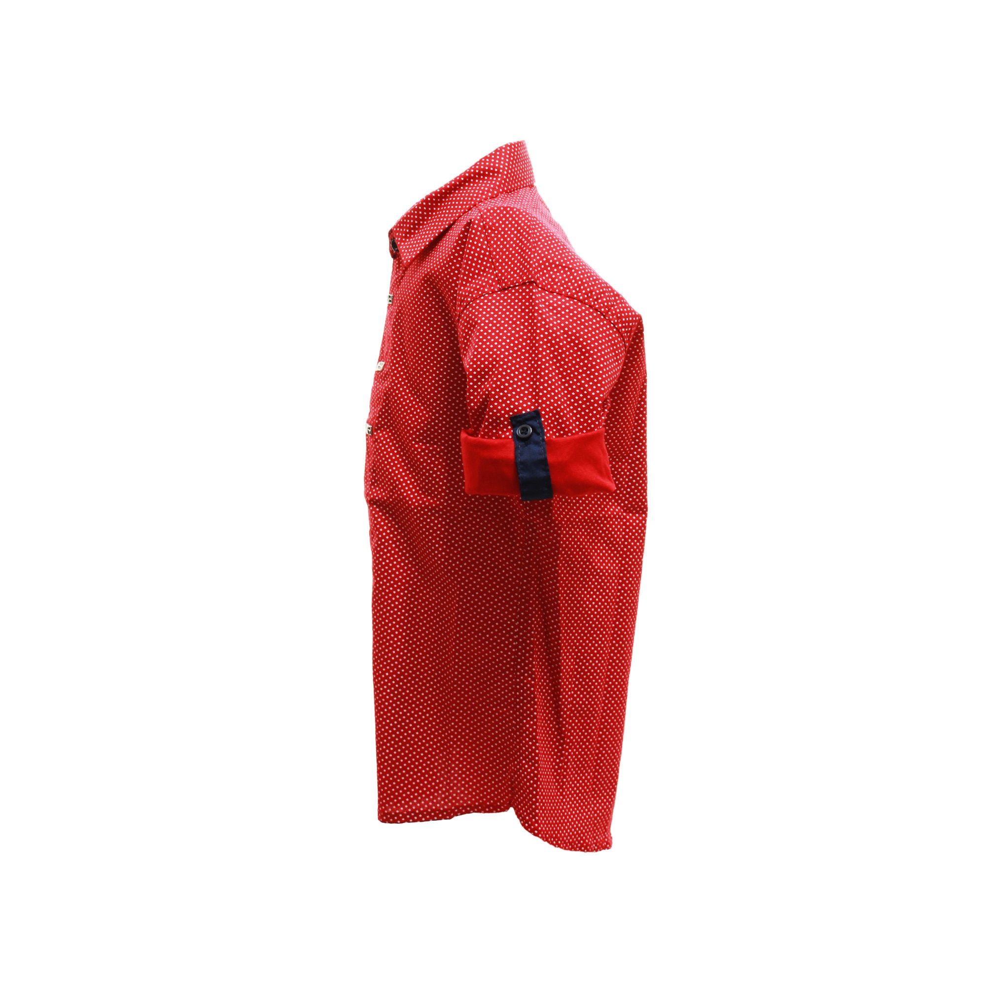 Camasa slim-fit, cu capse si nasturi, varsta 5 ani - eMAG.ro