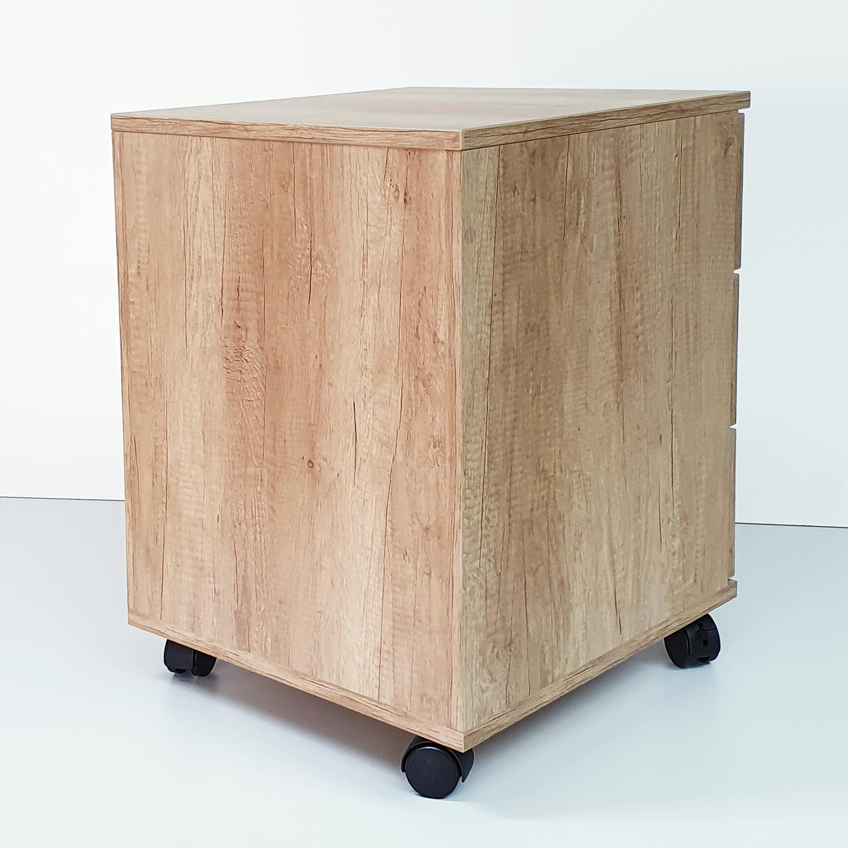 Rollbox cu 3 sertare, Stejar Nebraska Natur, 45 x 45 x 60h cm - eMAG.ro