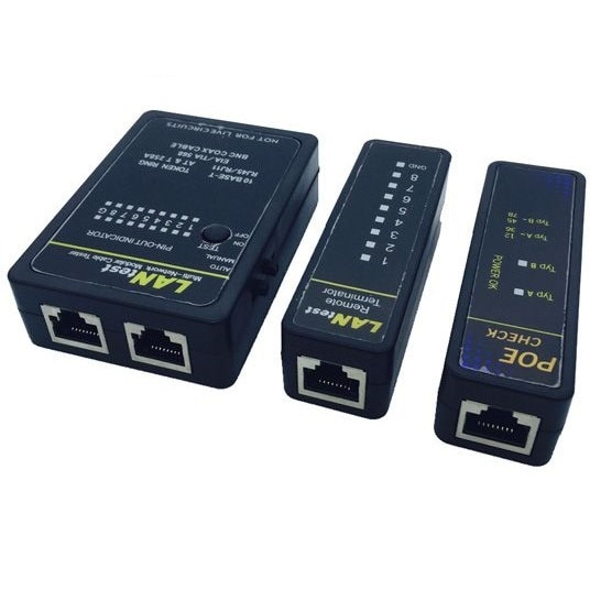 Tester cablare retea + PoE, Value - eMAG.ro