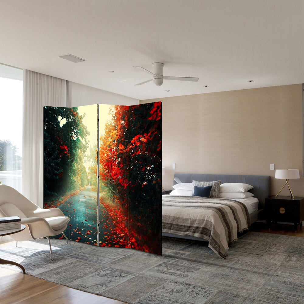 Paravan de Camera Premium Modern BTex ArtDecoMag din 4 Panouri Peisaj ...