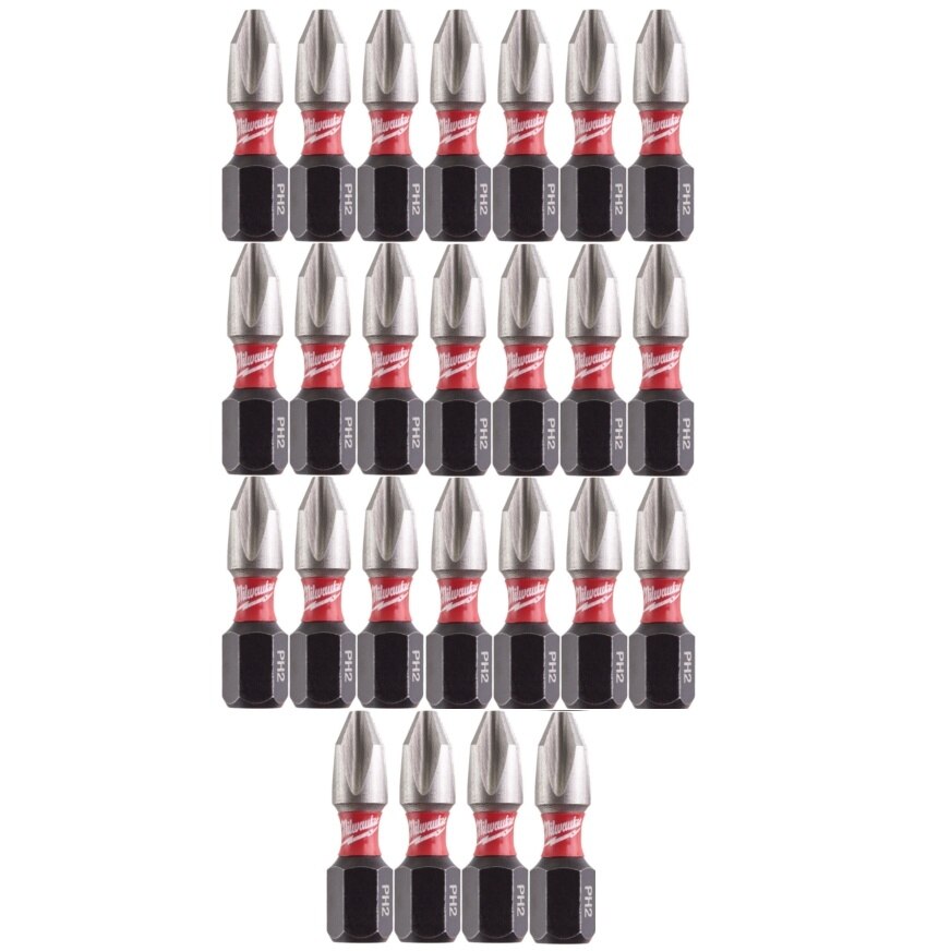 Bit de impact PH2 25mm SHOCKWAVE Milwaukee - eMAG.ro