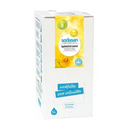 Detergent Ecologic Lichid pentru Vase cu Lamaie Sodasan 5L - eMAG.ro