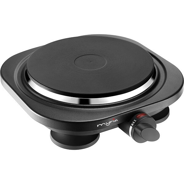 Plita electrica MYRIA GRTMY1816BK, 1 arzator, 1500W, negru - eMAG.ro