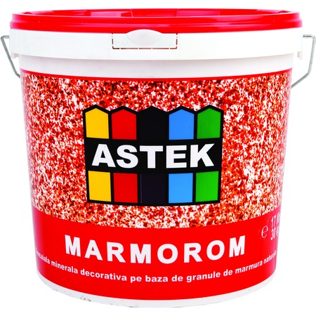Tencuiala de soclu Astek Marmorom 084 25kg cu marmura naturala - eMAG.ro