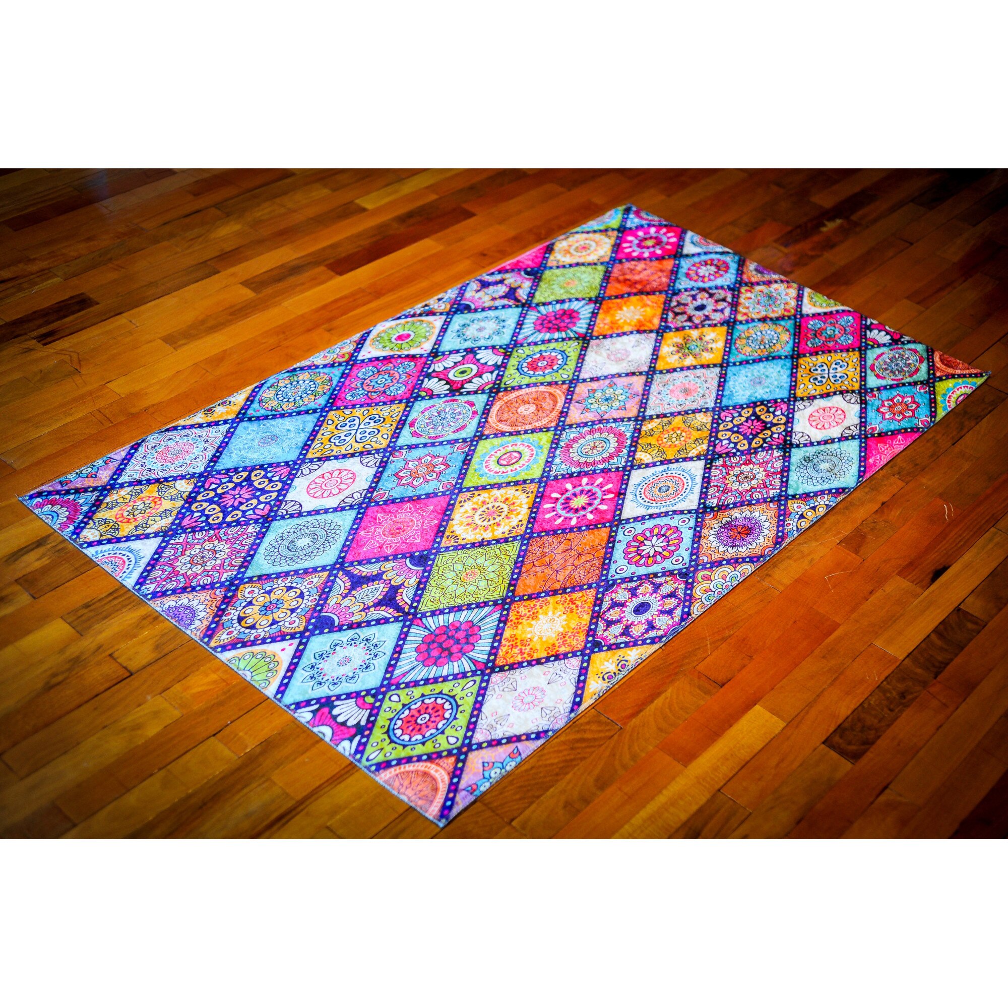 Covor 3d Print Color Plus Multicolor, 80 x 140 cm Catifelat - eMAG.ro