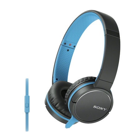 Casti audio cu banda Sony MDR-ZX660AP, Albastru - eMAG.ro