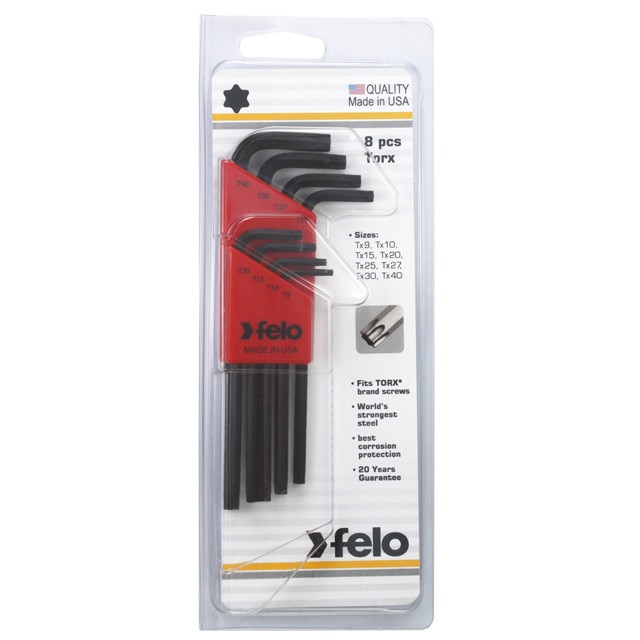 Trusa imbus TORX Tx9 - Tx 40, 8 buc cod: 348 888 01, Felo - eMAG.ro