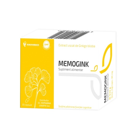 Memogink 80mg x 30 caps. - eMAG.ro