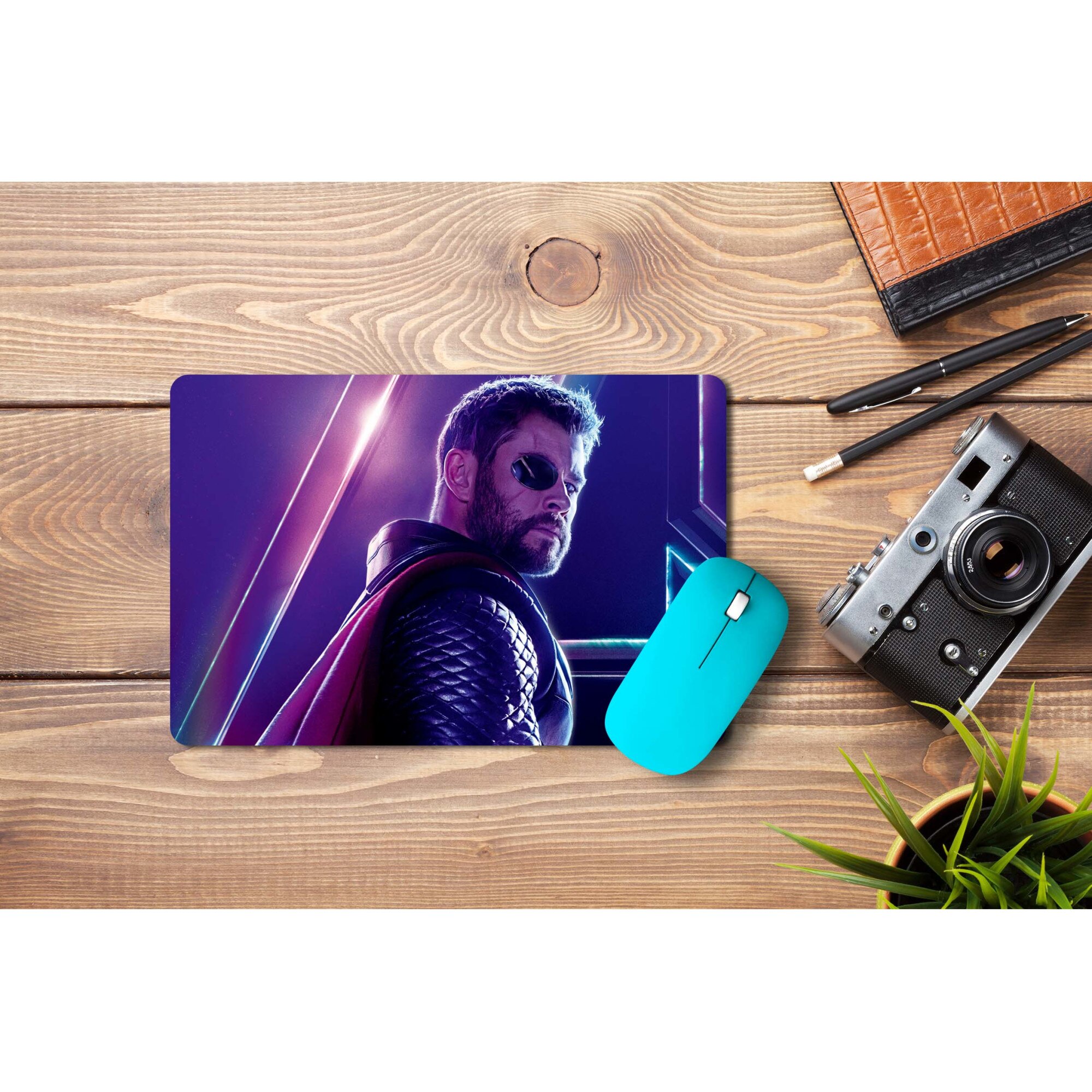 Mousepad Avengers Infinity War Chris Hemsworth Thor - 21.5 x 27 x 0.3cm ...