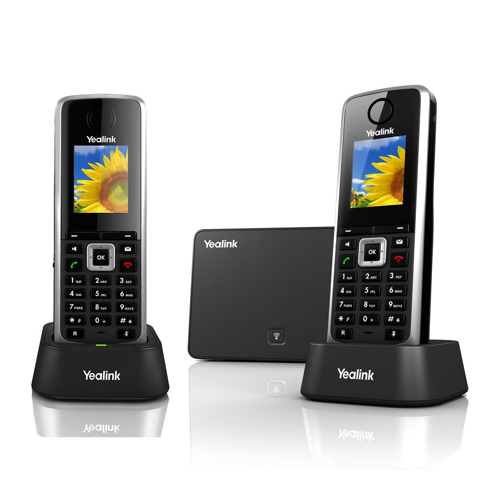 Telefon VoIP DECT Yealink SIP-W52P, PoE cu doua receptoare ,+ Lampa Usb ...