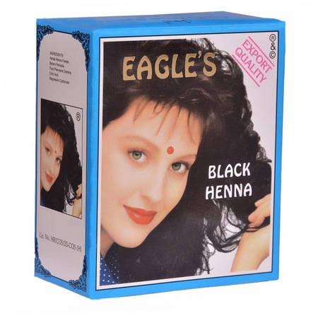 Боя за коса Eagle`s Henna, черна, 6 пликчета - eMAG.bg