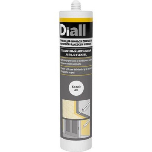 Mastic Diall Ferestre Alb 300ML - eMAG.ro