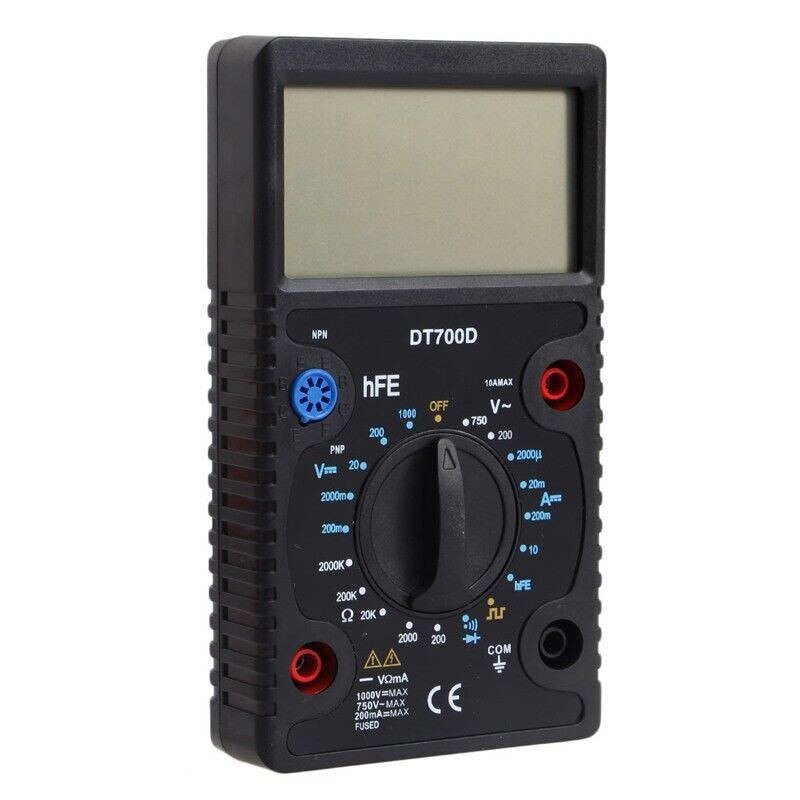 Multimetru digital IDL® DT700D, DC Tensiune: 200mV/20V/200V/1000V; AC ...