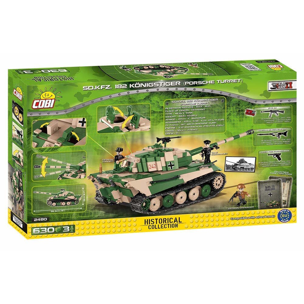 Cobi Small Army World War II, Tiger II Pz.Kpfw. VI B Königstiger ...