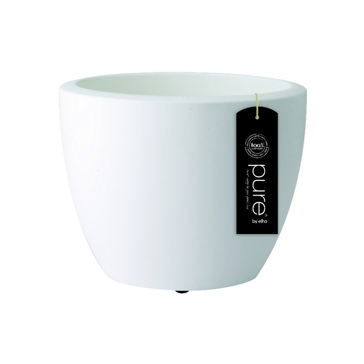 Ghiveci premium pentru interior sau exterior cu roti Pure soft round ...