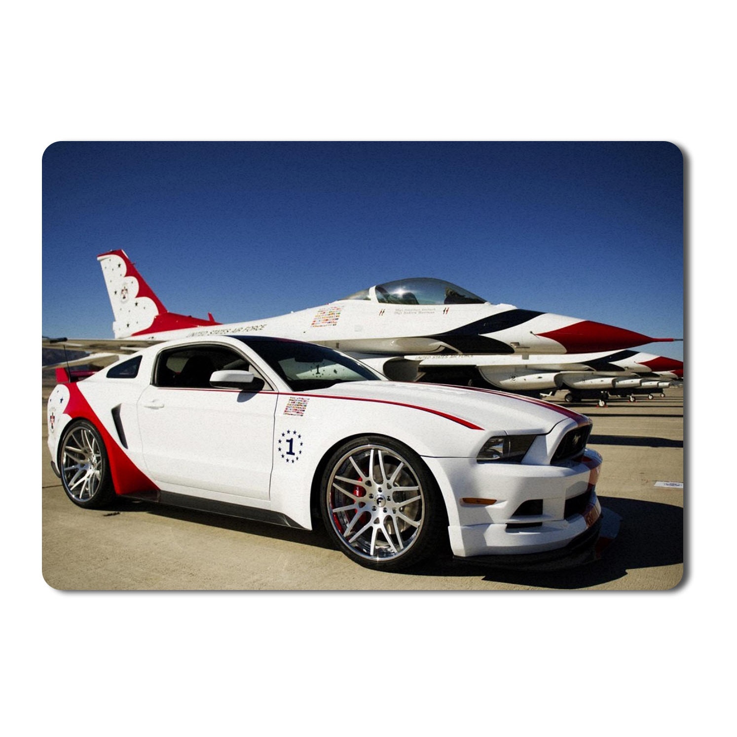 Mouse Pad Ford Mustang Gt Usaf Thunderbirds - 21.5 x 27 x 0.3cm - eMAG.ro