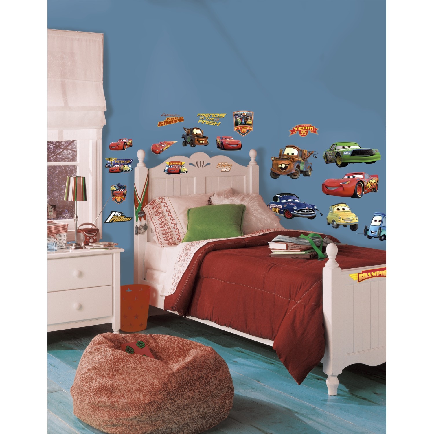 Sticker PISTON CUP - CARS | 4 colite de 25,4 cm x 45,7 cm - eMAG.ro