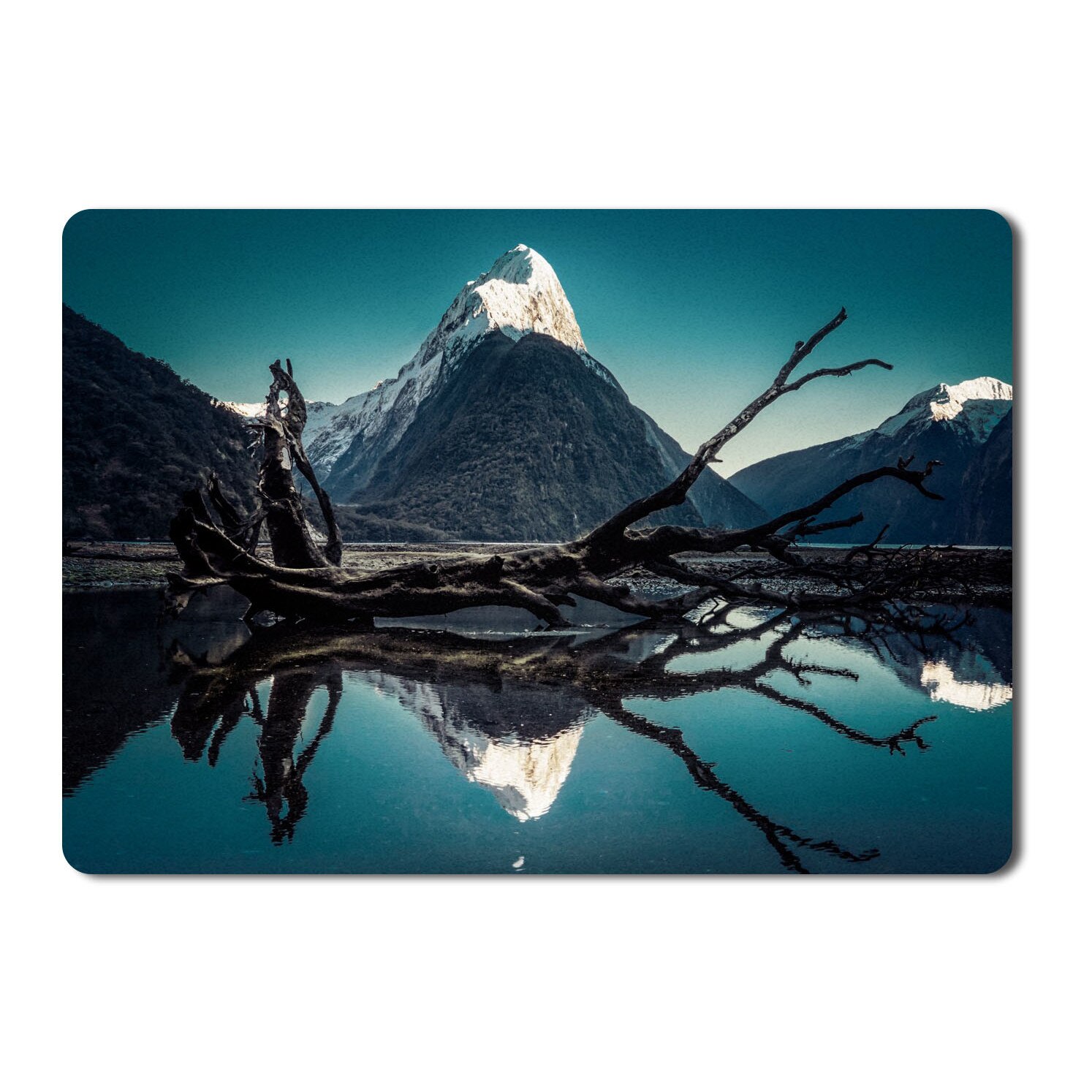Mouse Pad Milford Sound Mitre Peak Moon K - 21.5 x 27 x 0.3cm - eMAG.ro