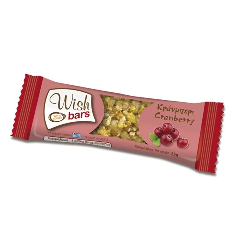 Baton cu miere, seminte si merisoare, Wish, energie fizica si valoare ...