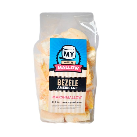 Bezele Americane, My Mallow, aroma vanilie, 250 gr - eMAG.ro