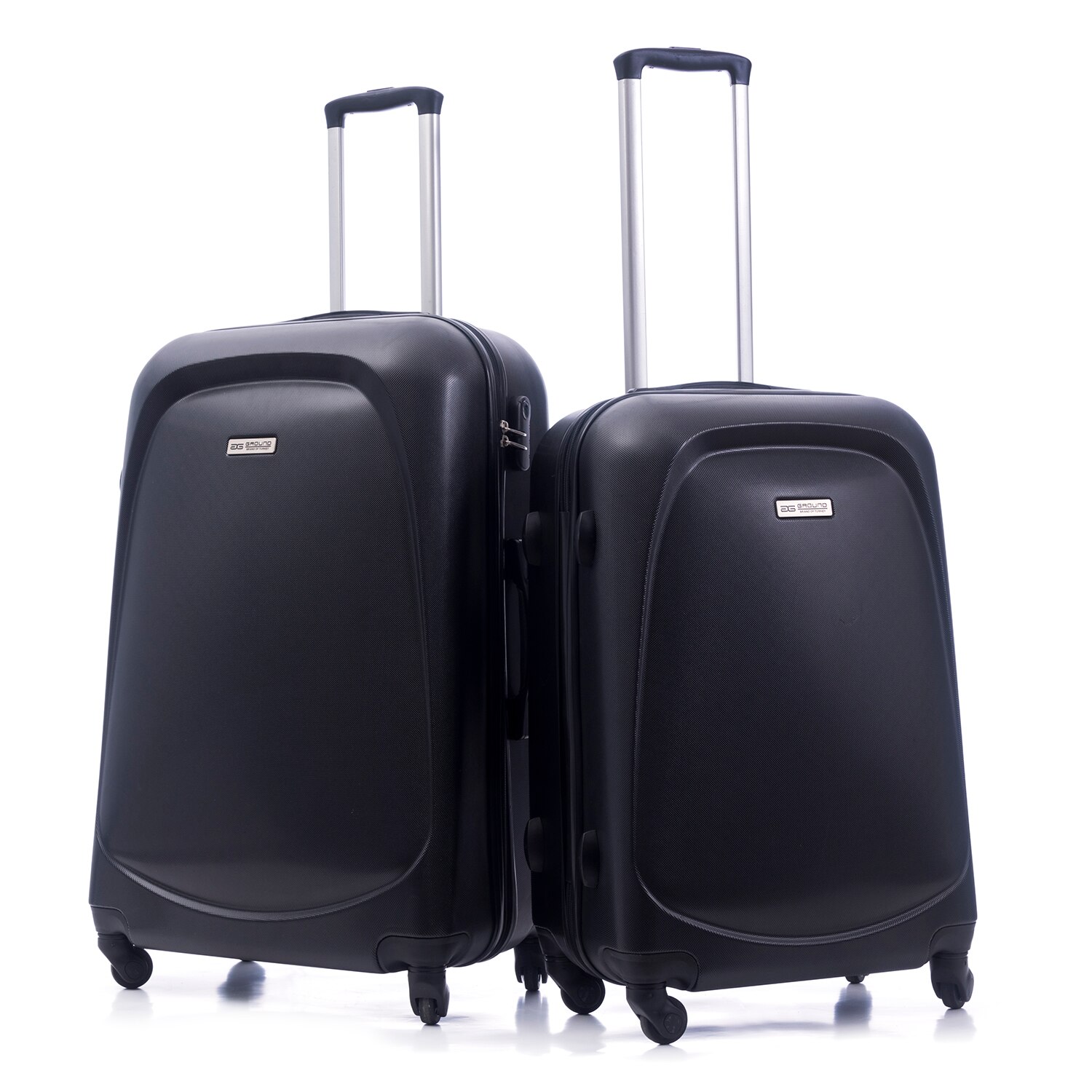 Set 3 trolere Ground Classic, Black, 55/65/75 cm - eMAG.ro