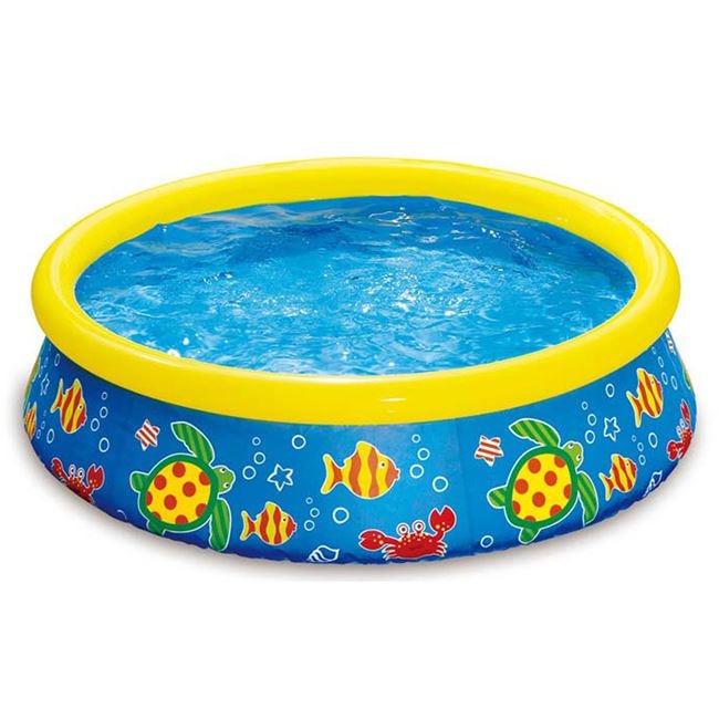 Piscina gonflabila pentru copii, Intex, UBX, rotunda-albastru cu ...