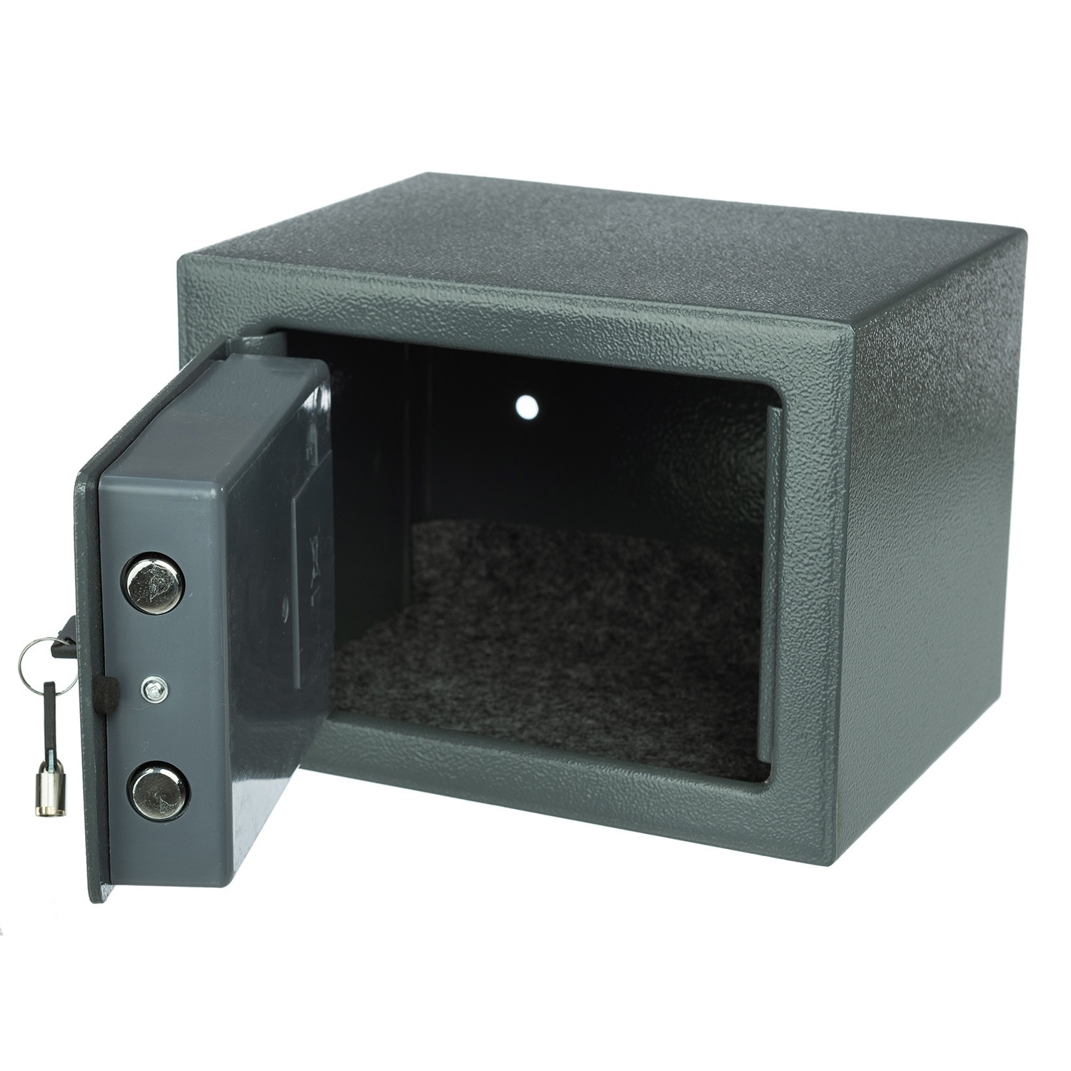 Seif Metalic cu Cifru Electronic si Cheie 17E-7016, Casa de Bani, Cutie ...