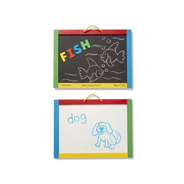 Tabla de scris si desen, Lemn, Cu litere magnetice, Multicolor - eMAG.ro