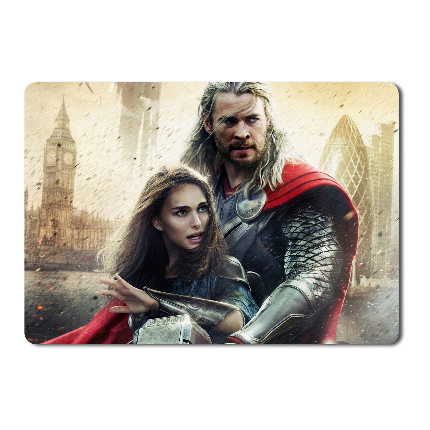 Mouse Pad Thor And Jane Foster Thor The Dark World - 21.5 X 27 X 0.3cm ...