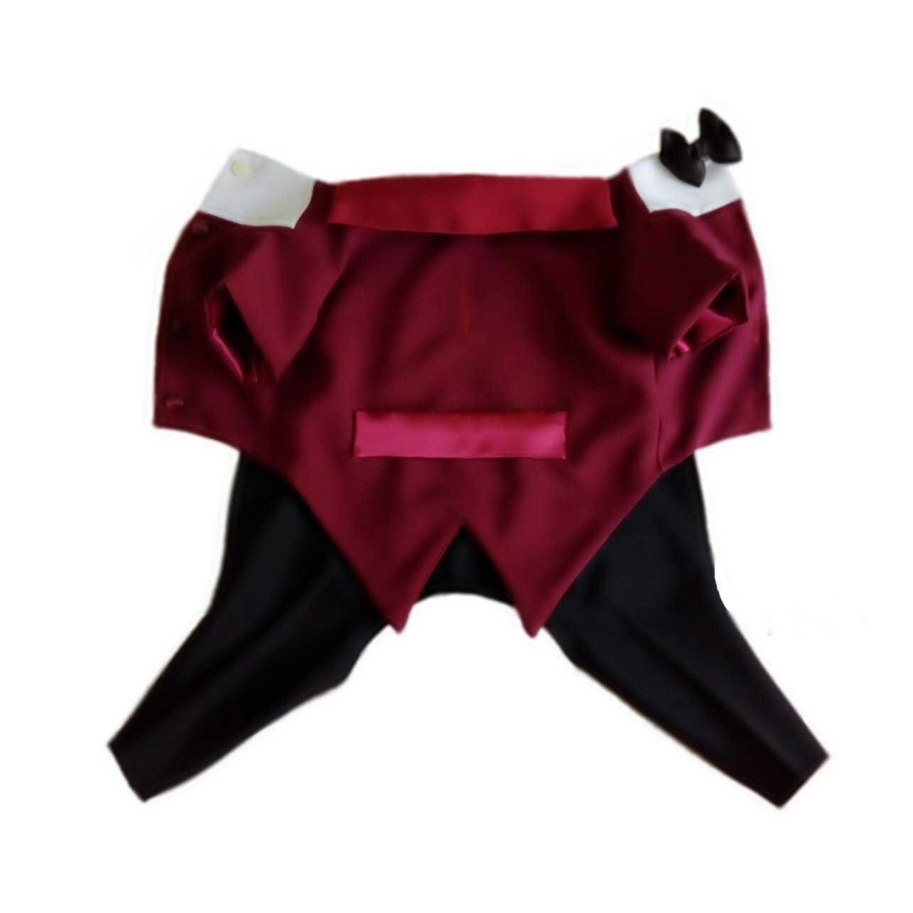 Costum frac caine, Peta's, bordo 29-31 cm - eMAG.ro