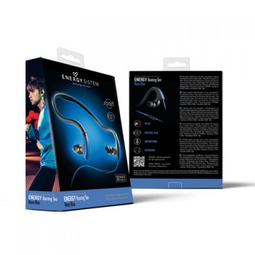Casti Energy Sistem Running Two, Neon Blue - eMAG.ro