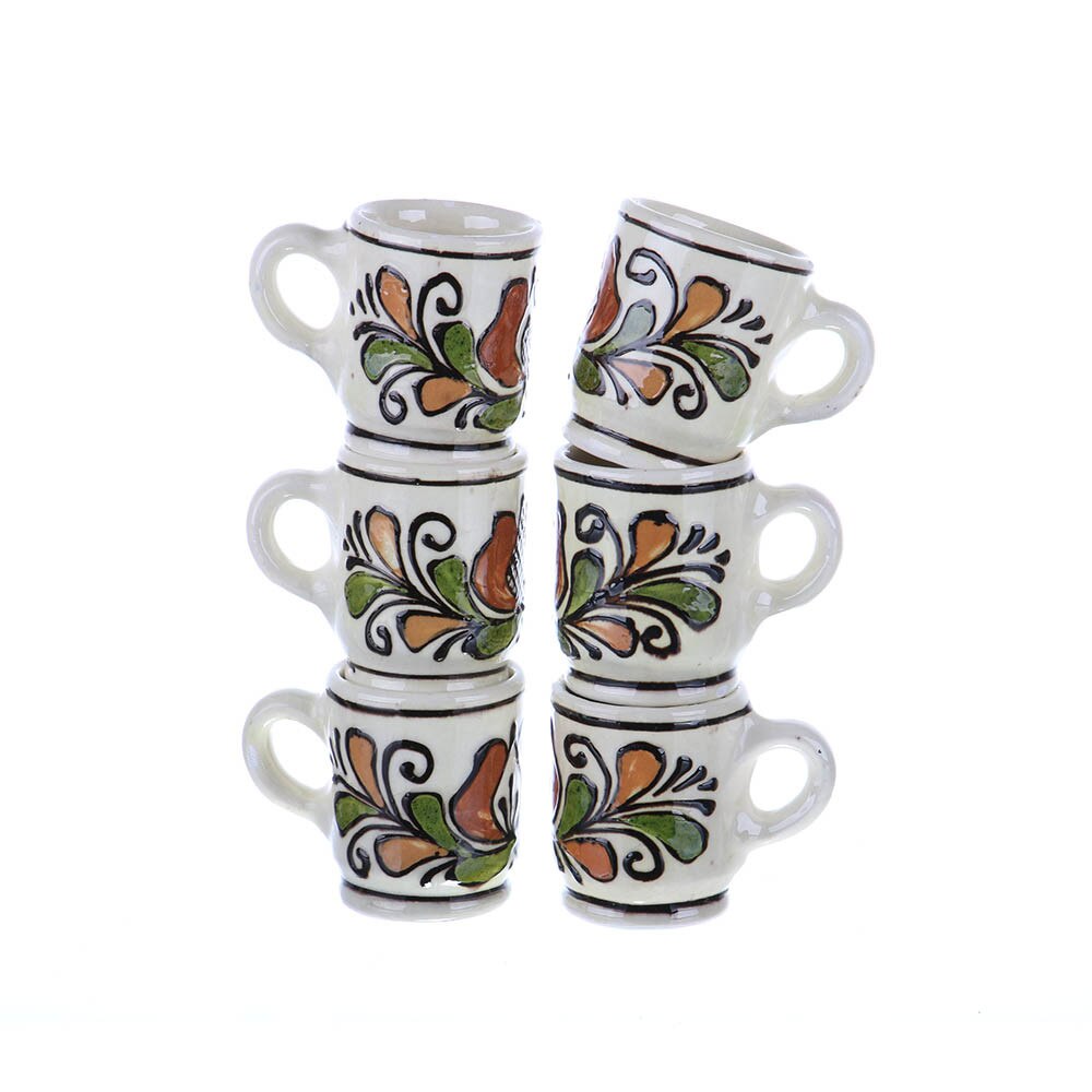 Set canute tuica ceramica colorata Corund 6 x 40 ml - eMAG.ro