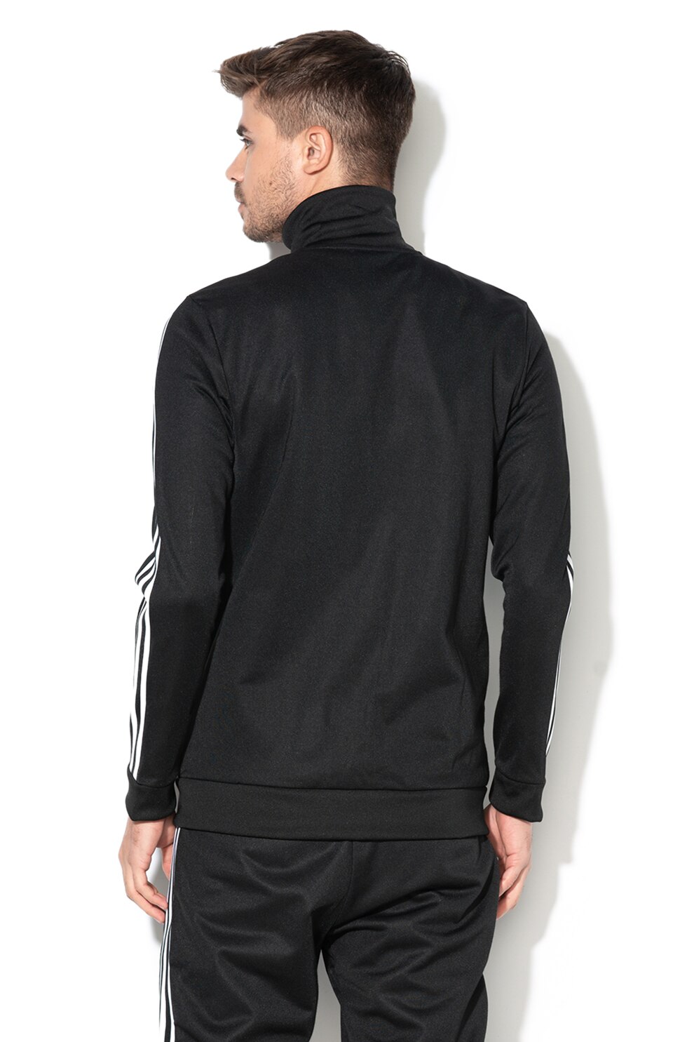 Adidas ORIGINALS, Bluza sport cu fermoar si logo brodat Beckenbauer ...