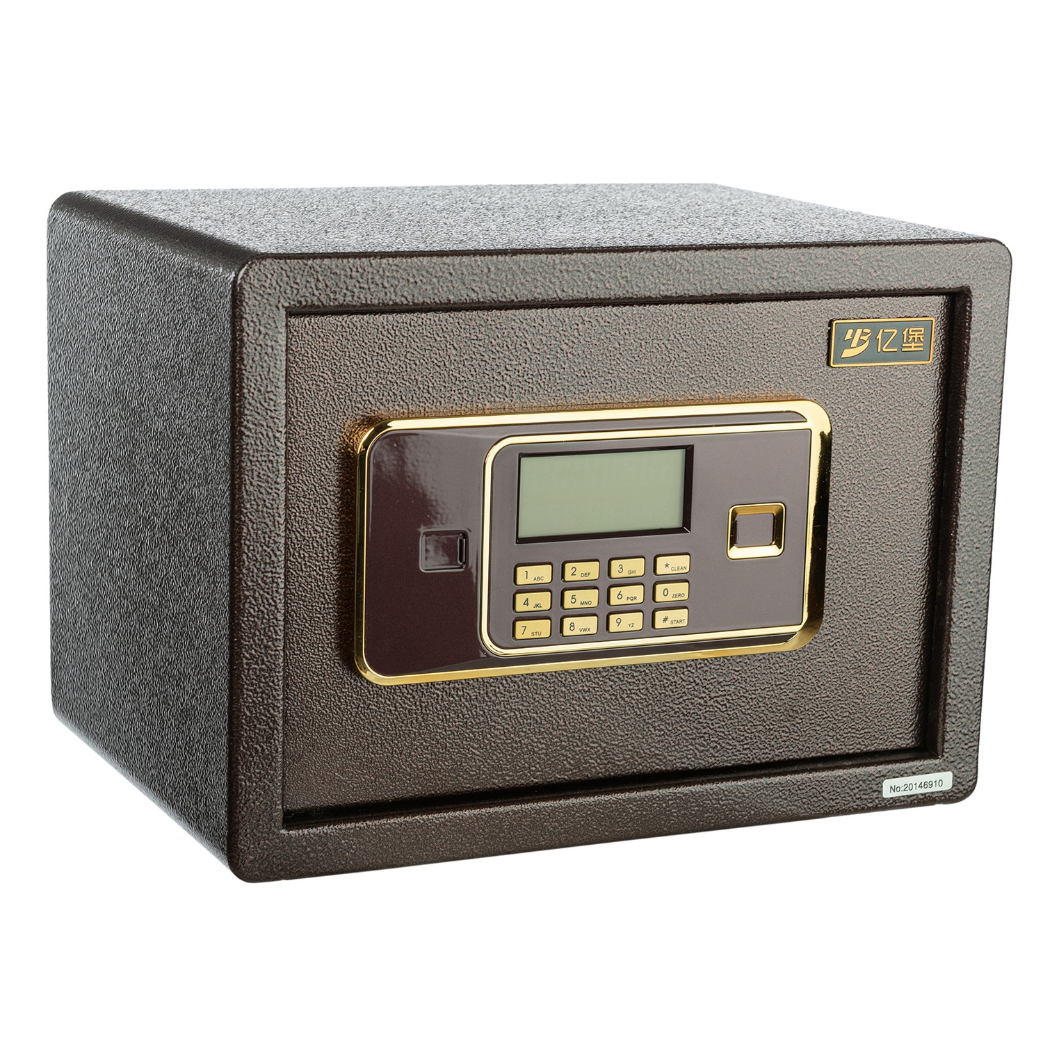 Seif Metalic cu Cifru Electronic si Cheie T28B, Raft Detasabil, pentru ...