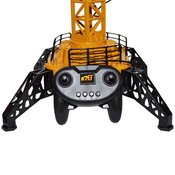 Macara de jucarie pentru copii Gigant cu telecomanda si accesorii, 100 ...