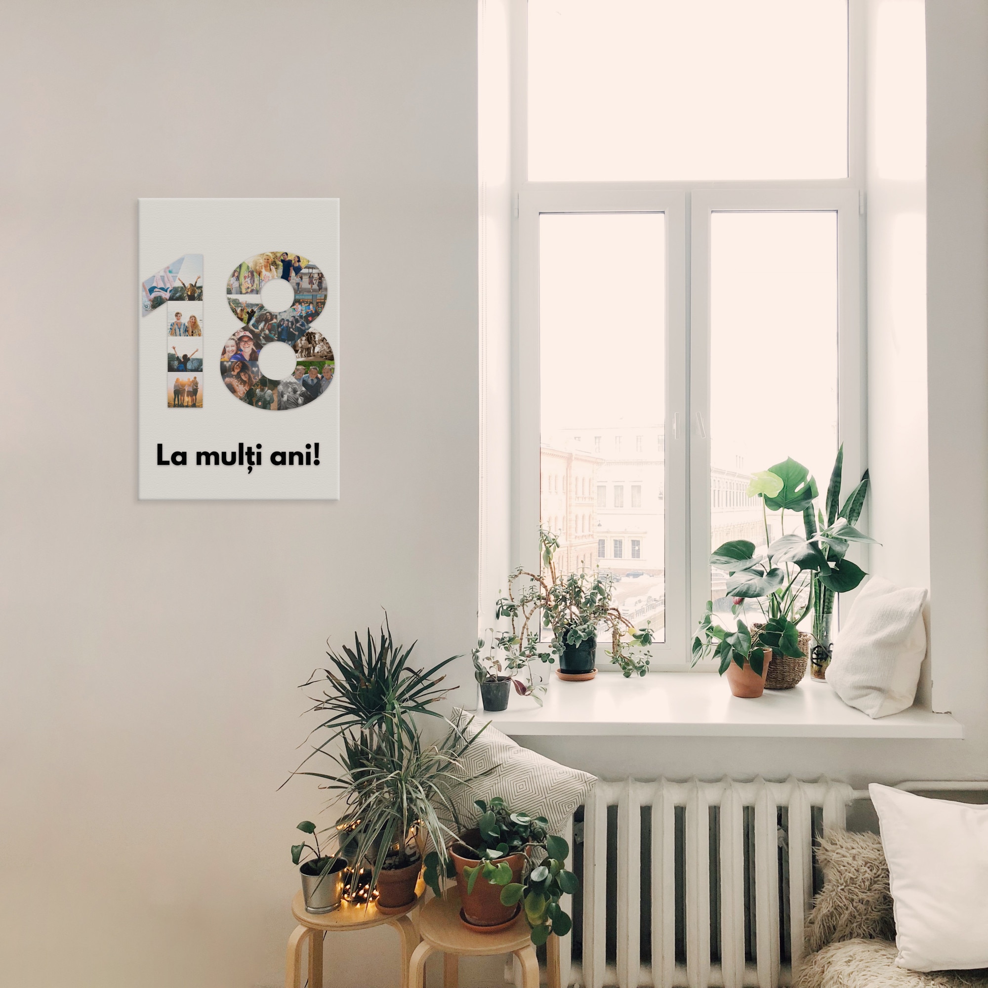 Tablou canvas personalizat cu numar, TABLOURI COLORATE, CD40X60 - eMAG.ro