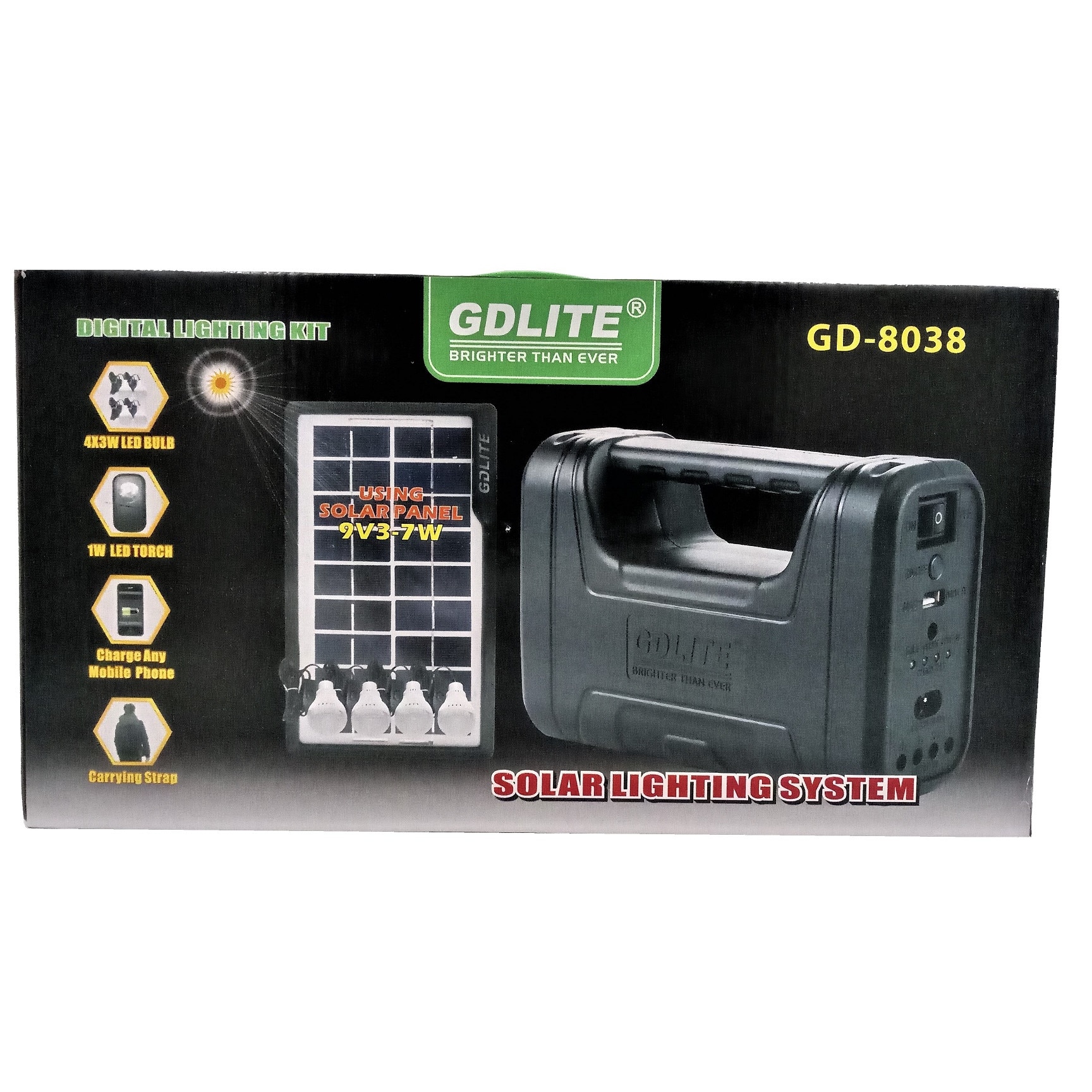Kit Solar GDLITE GD-8038 - eMAG.ro