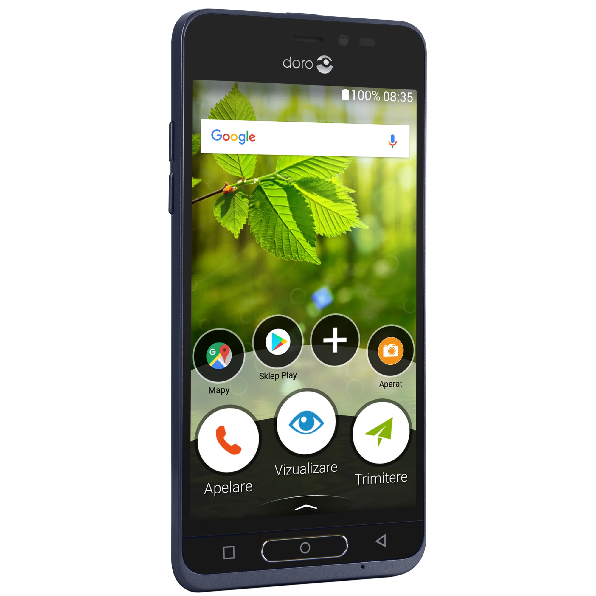 Telefon mobil Doro 8035, 16GB, 4G, Metallic Blue - eMAG.ro