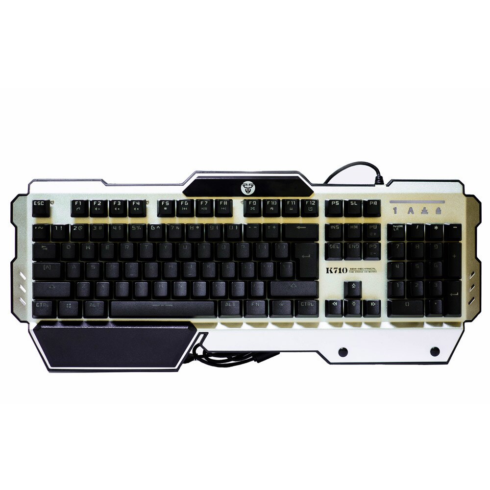 Полу-Механична Геймърска клавиатура, FanTech K710, Черен - 6066 - eMAG.bg