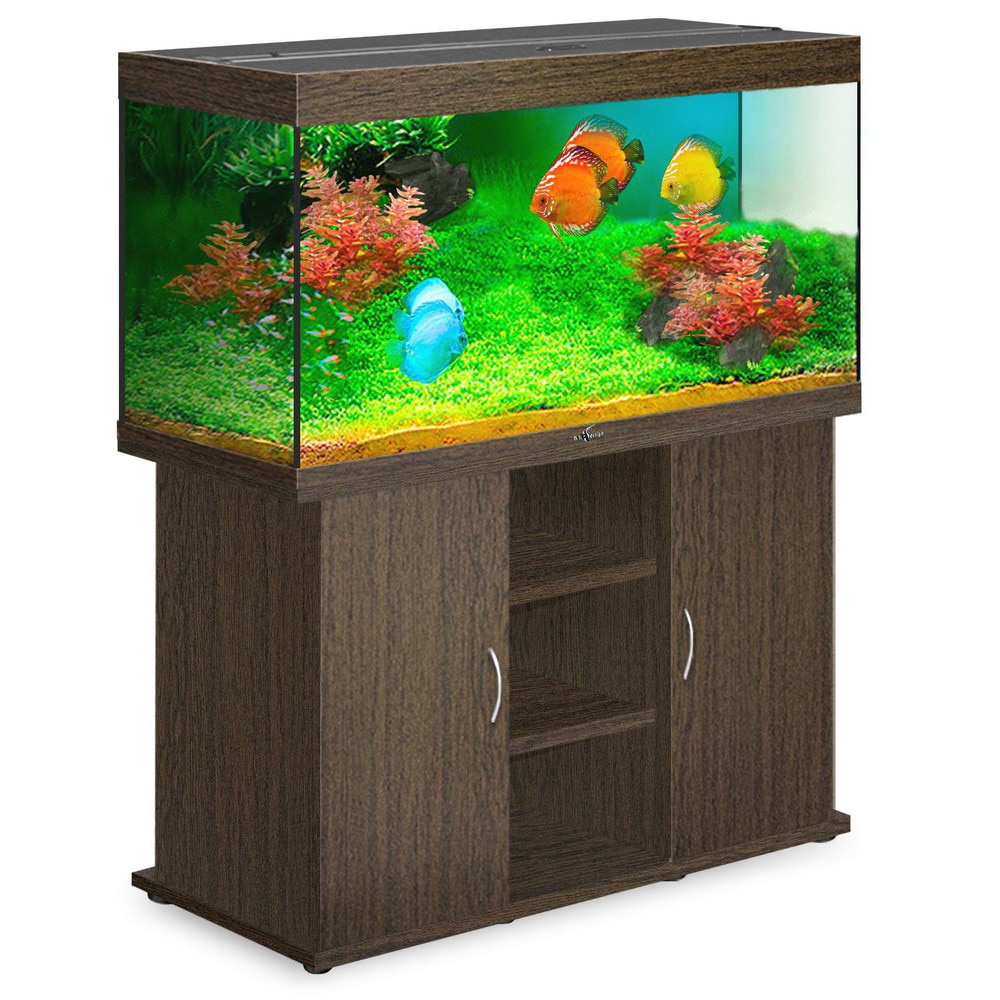 Acvariu de pesti, Standard Class 300, Wenge, 300 litri - eMAG.ro