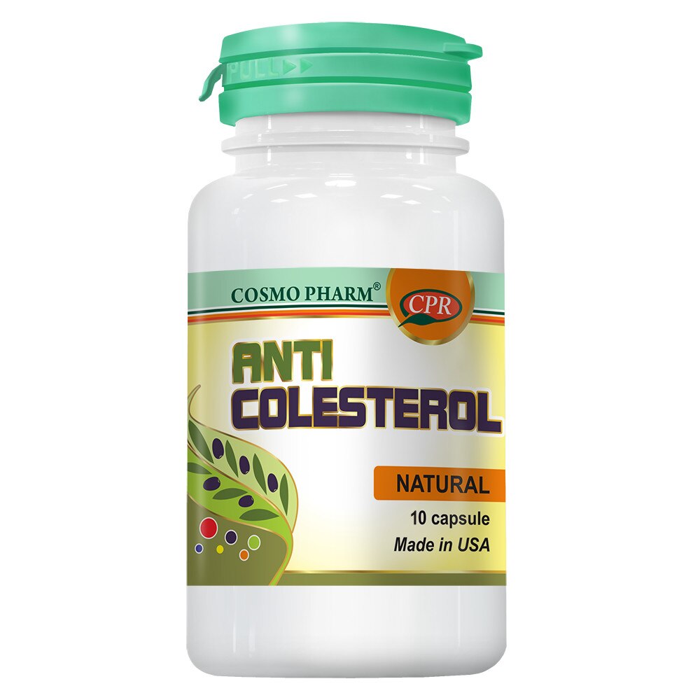 Supliment alimentar Anticolesterol, 10 cps - eMAG.ro