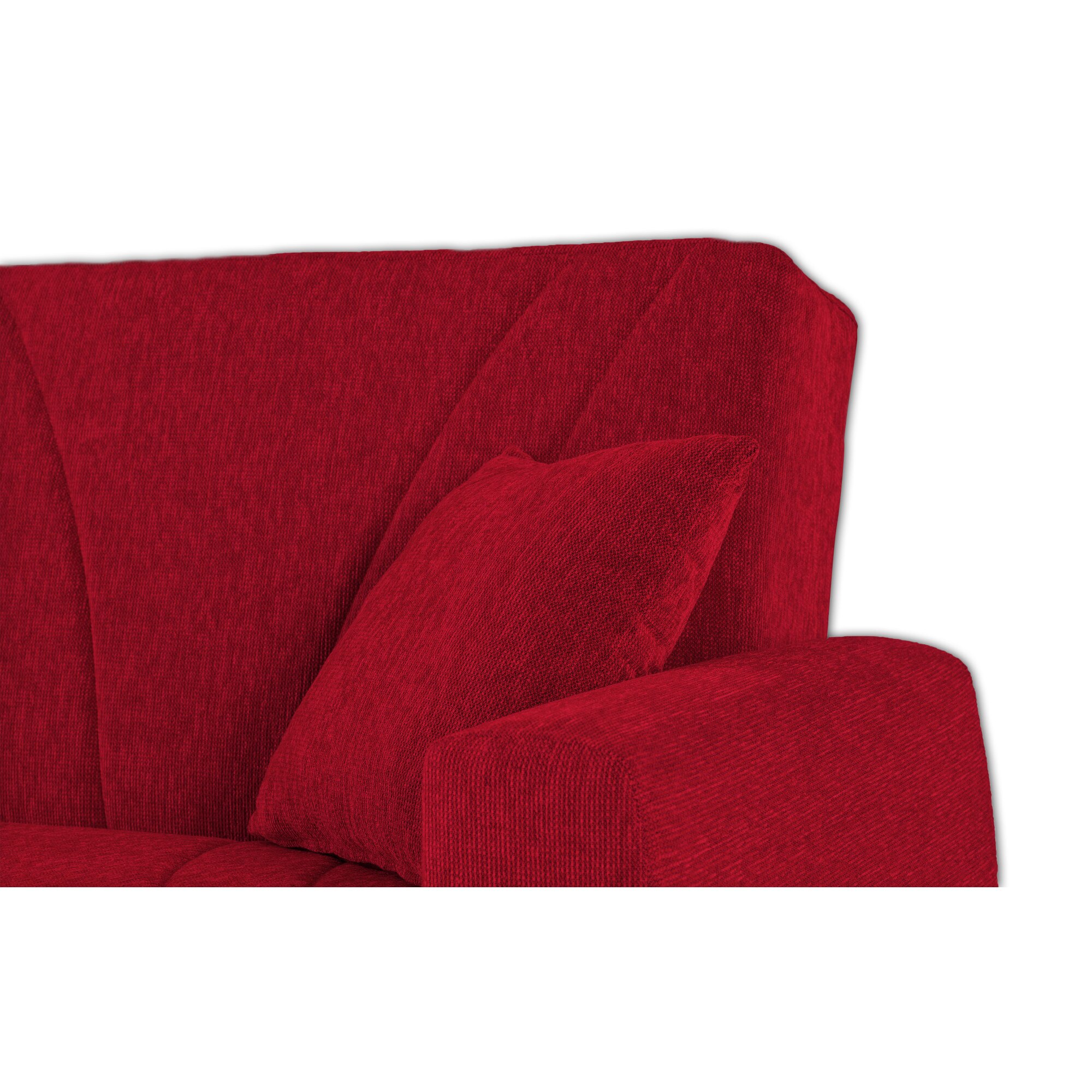 Canapea Extensibila Praga Cu Lada, Rosie, 3 locuri, 223x86x94h - eMAG.ro