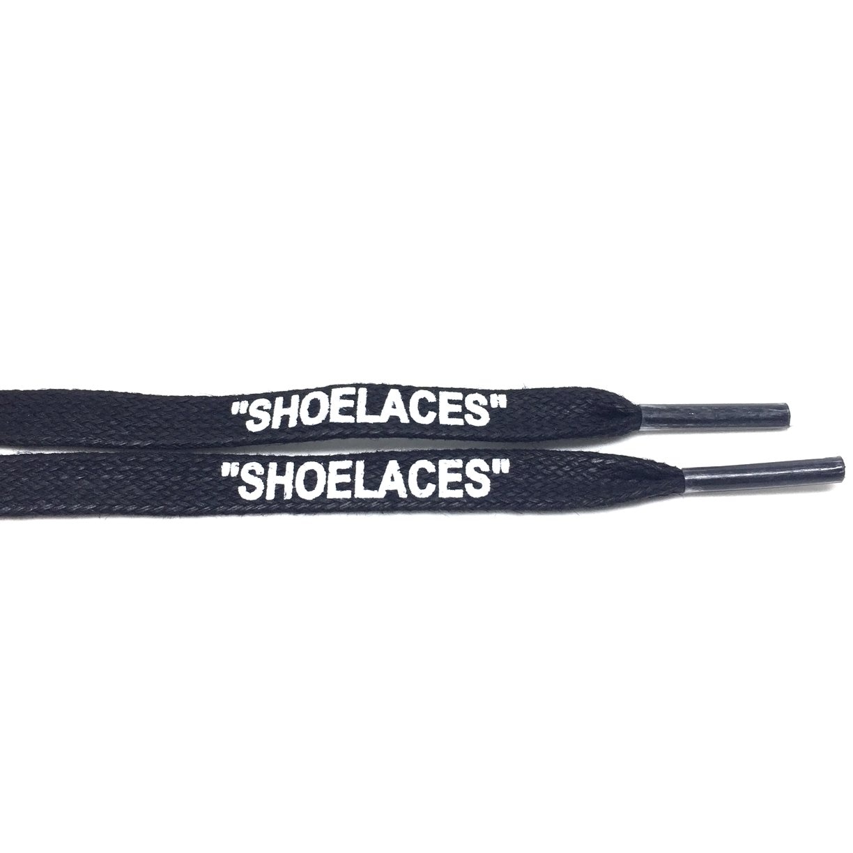 Sireturi Off White ''Shoelaces'' cu tag, negru, 160 cm - eMAG.ro