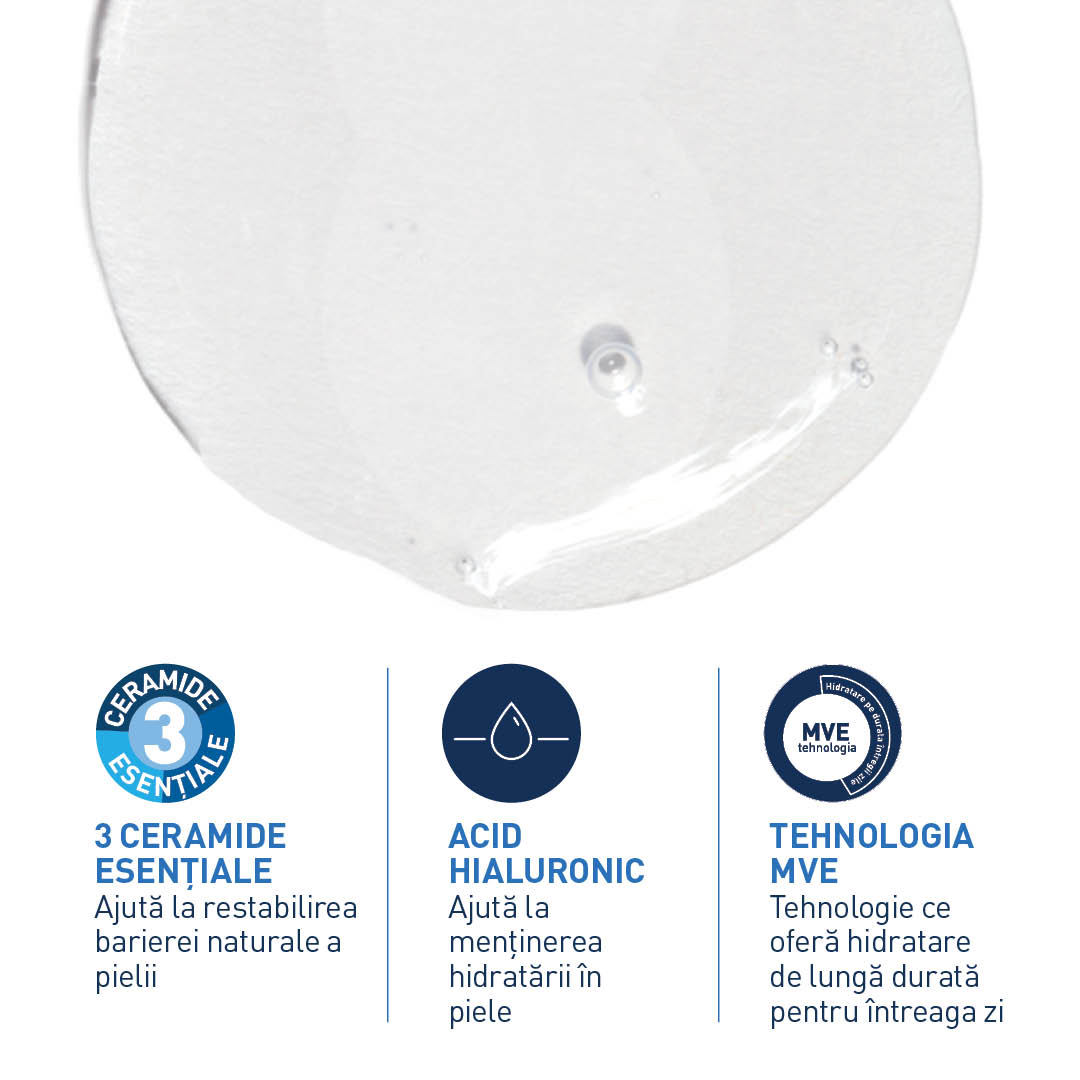 Gel de spalare hidratant CeraVe, cu Ceramide si Acid Hialuronic, pentru ...