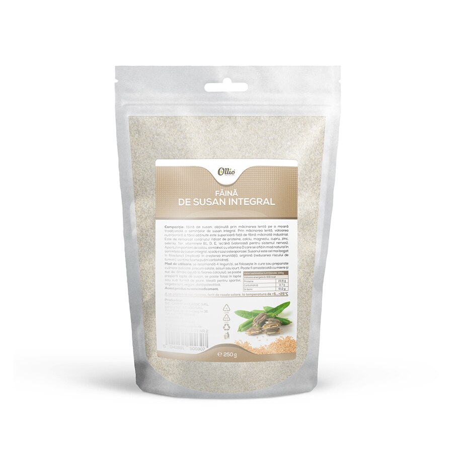 Faina de susan integral 250g 100% natural - eMAG.ro