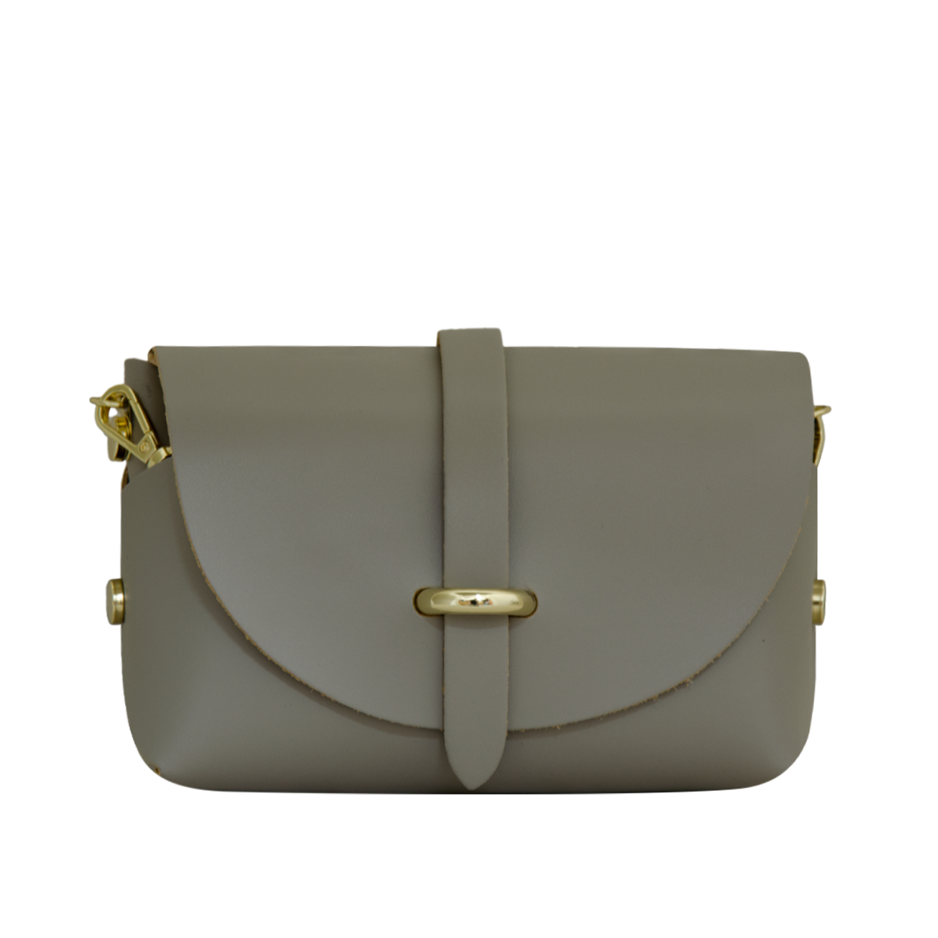 Geanta crossbody din piele naturala, Ioana bej - eMAG.ro