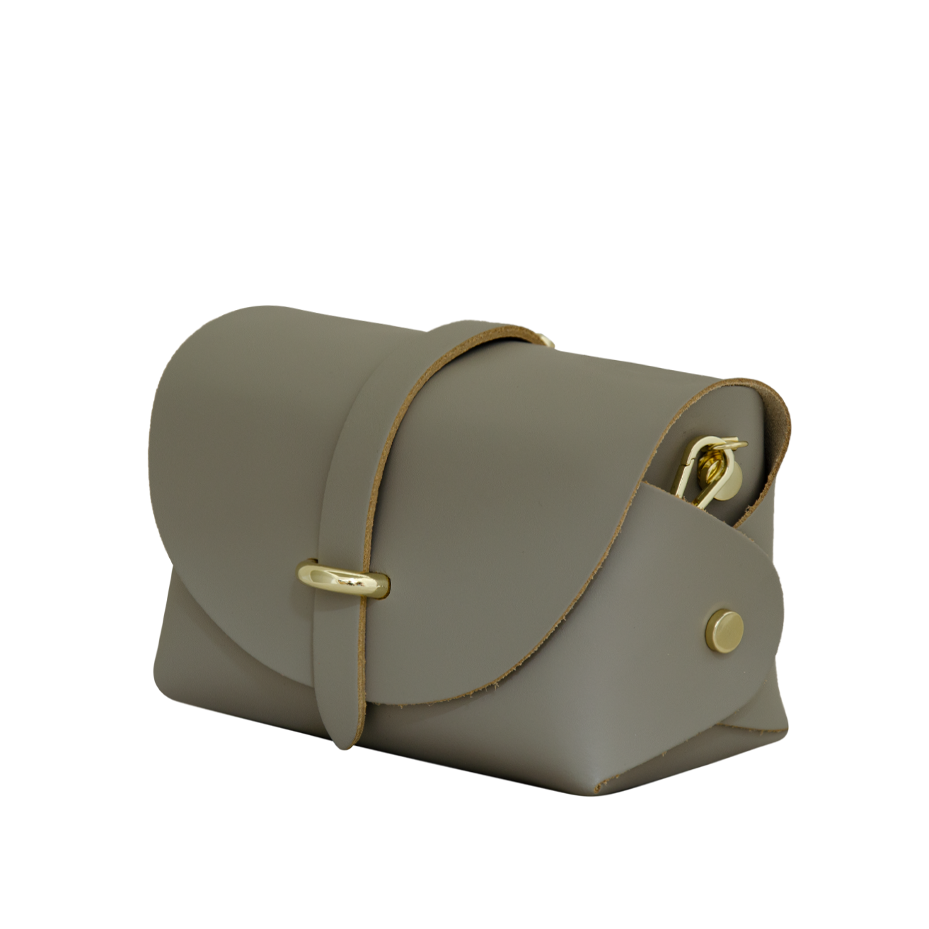 Geanta crossbody din piele naturala, Ioana bej - eMAG.ro