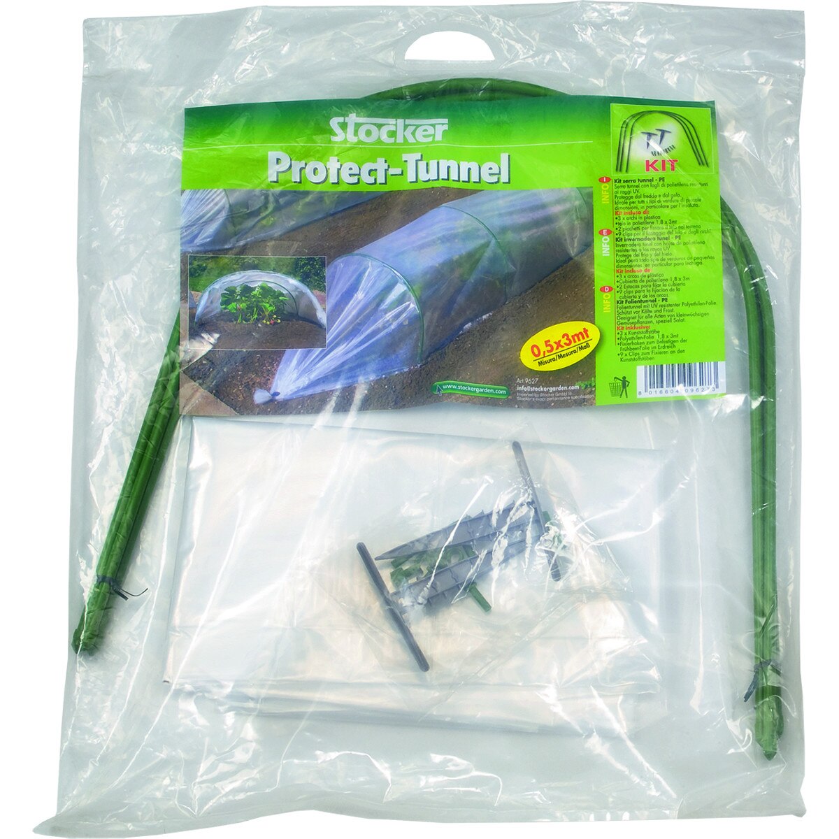 Tunel cu protectie anti-insecte, 0,5 x 3 m - eMAG.ro